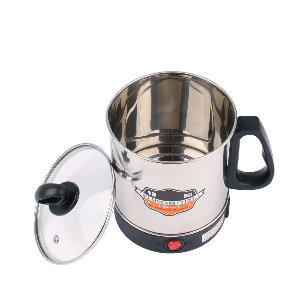 DMWD Мультиварка-скороварка zzq058qh_1.1, 1.4 л, 450 Вт, с функцией медленноварки, нержавеющая сталь, зеленая