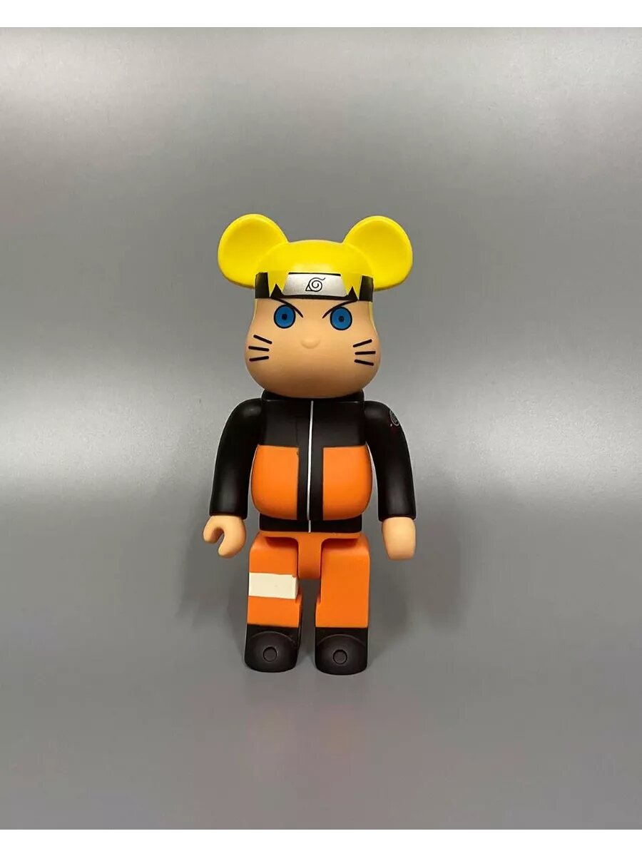 Bearbrick, статуэтка/фигурка, для интерьера, Наруто, пластик, 17см