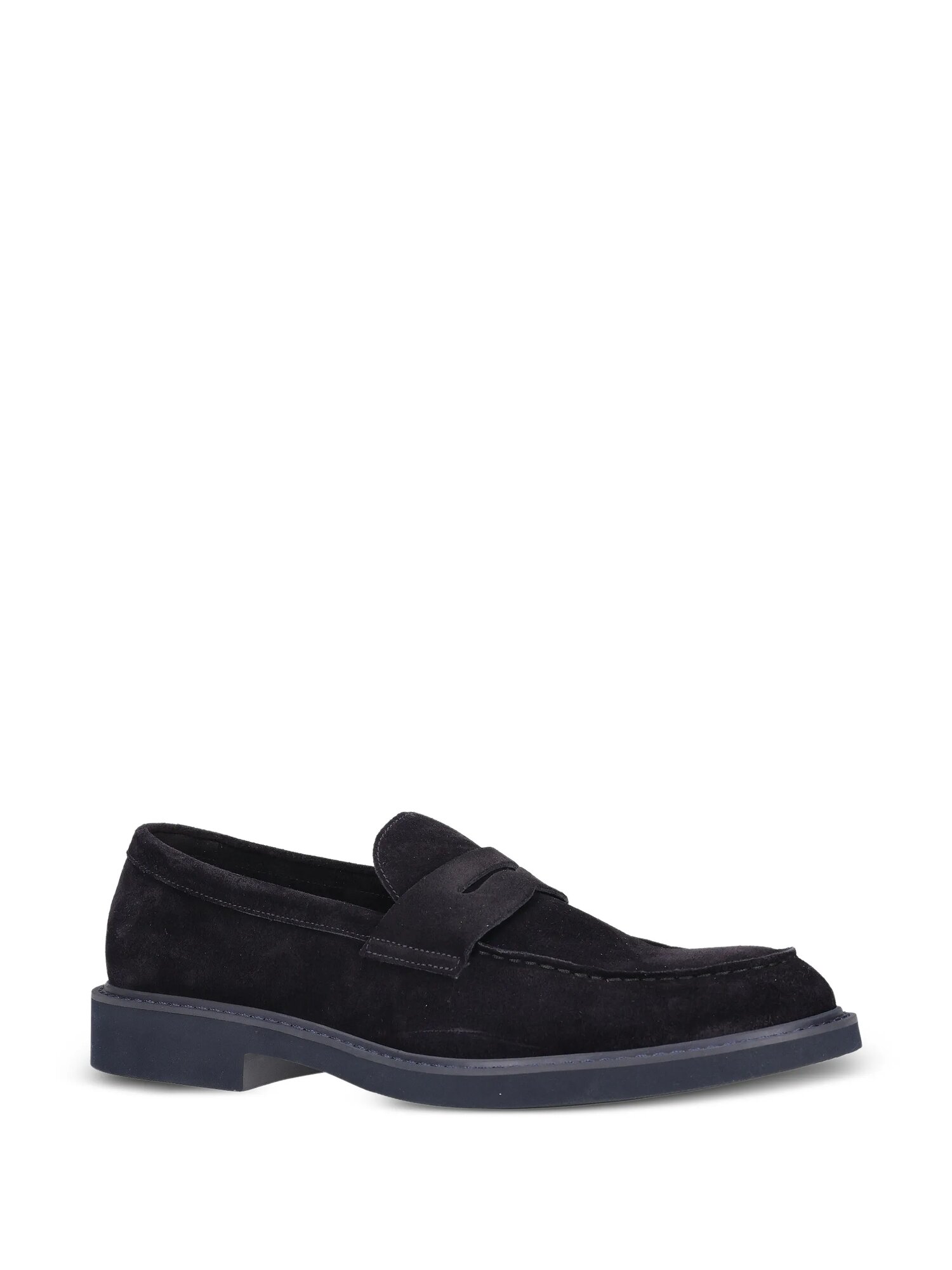 Лоферы Doucal's Suede loafers, размер 41, blue — фото 1