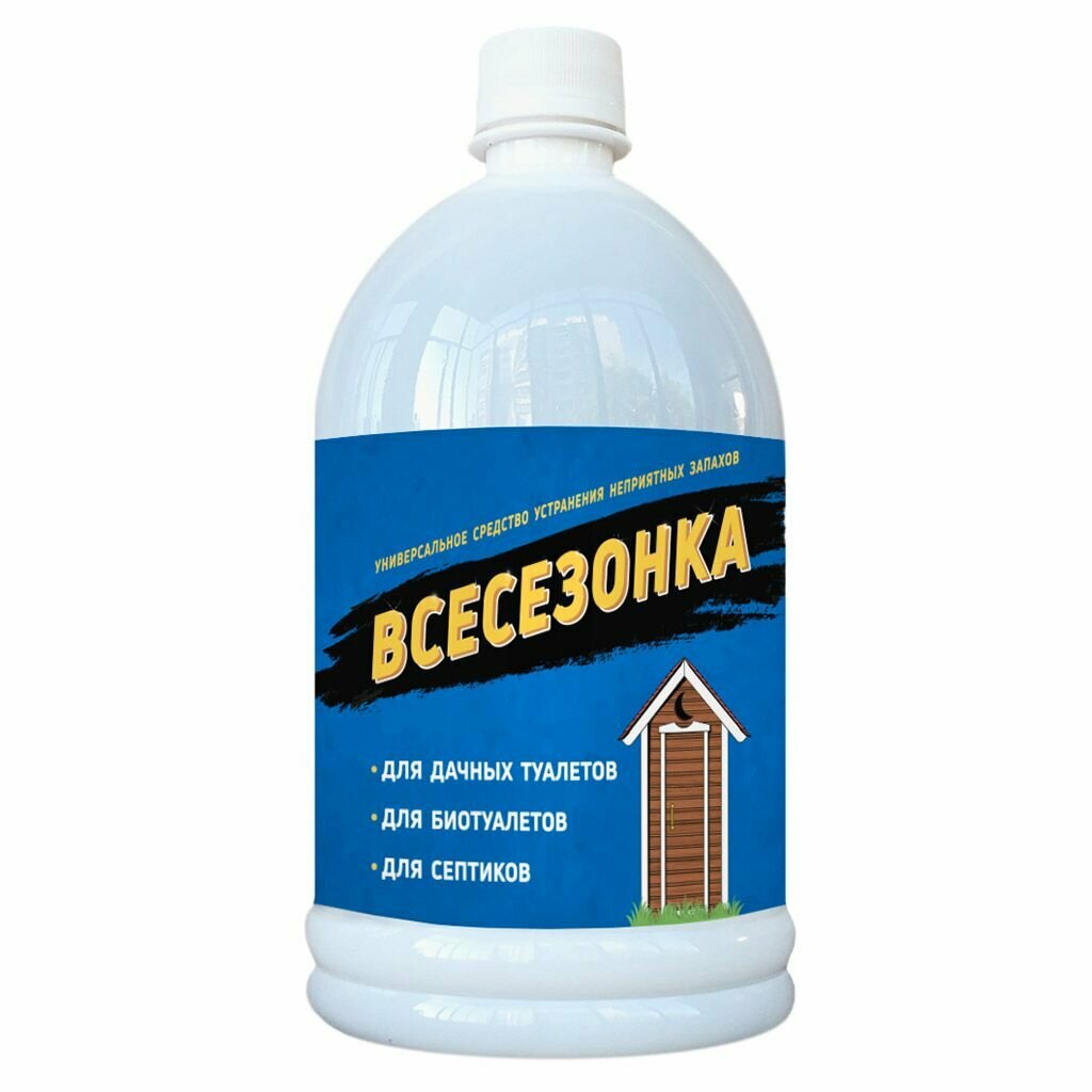 Средство для дачных туалетов Somrast Всесезонка, концентрат для биотуалетов и септиков, 1 л (ВУЗ-1)
