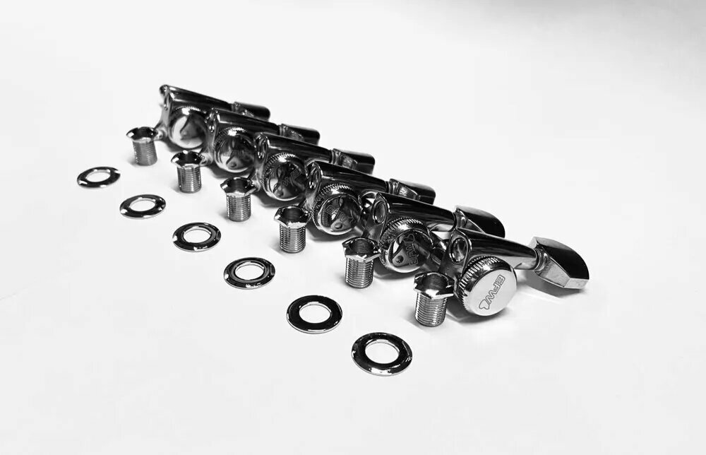 Колки локовые на электрогитару EF 6 в линию правые (для правшей)