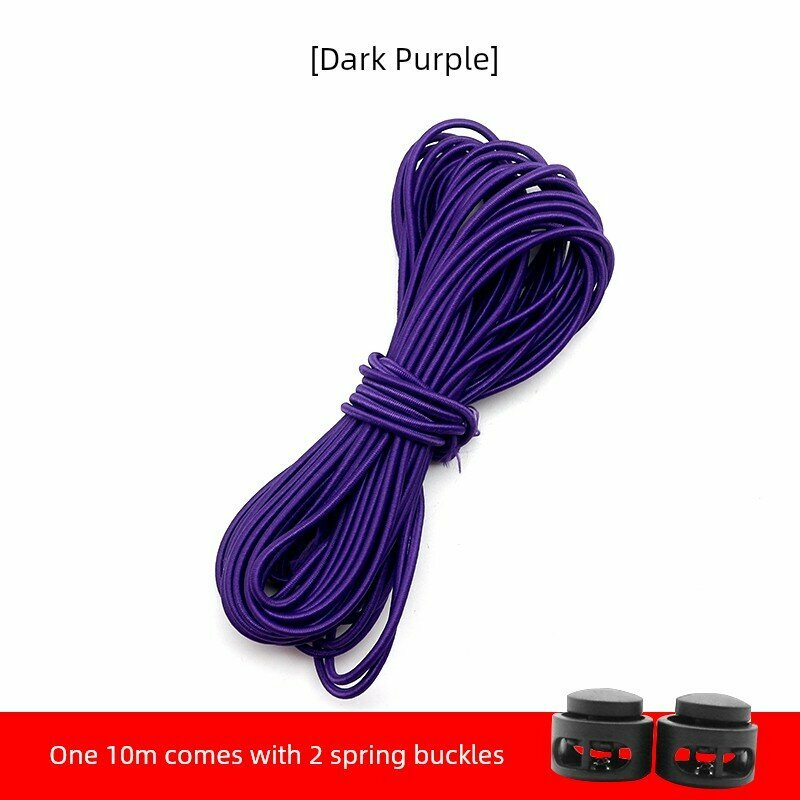 Аксессуары для круглой эластичной ленты, высокоэластичная резинка, тонкая эластичная веревка, аксессуары, черно-белая