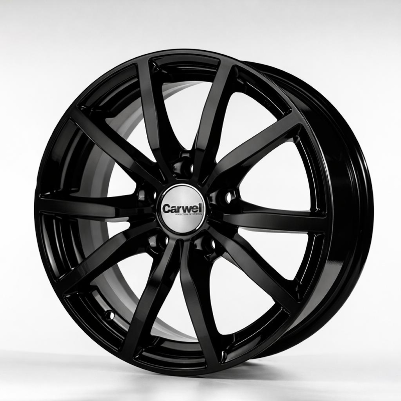 Диск колесный Carwel Бекан 126 6,5x15 5x114,3 Dia67.1 ET35 цвет BK