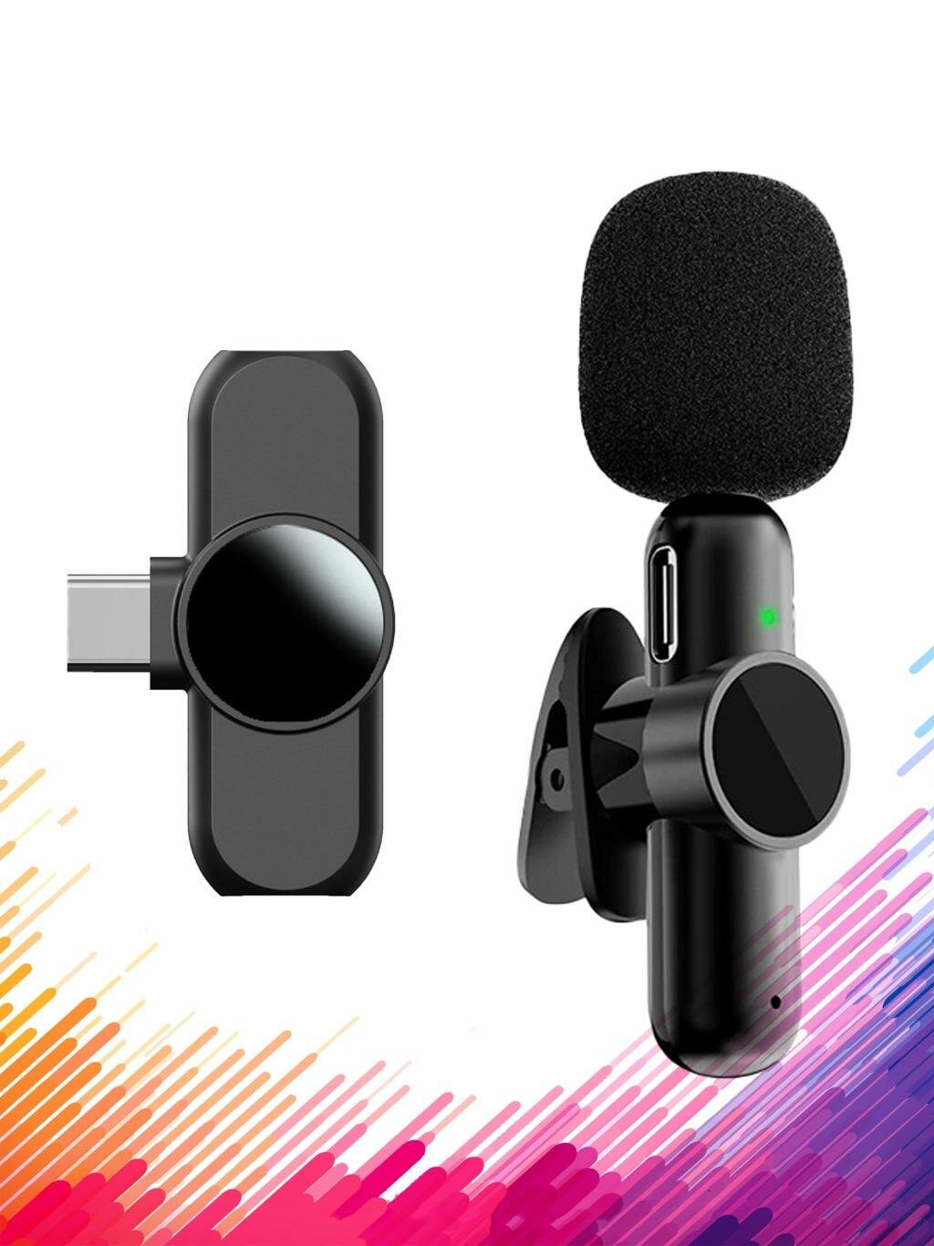 Беспроводные лацканые микрофоны, K3 один к одному сингл