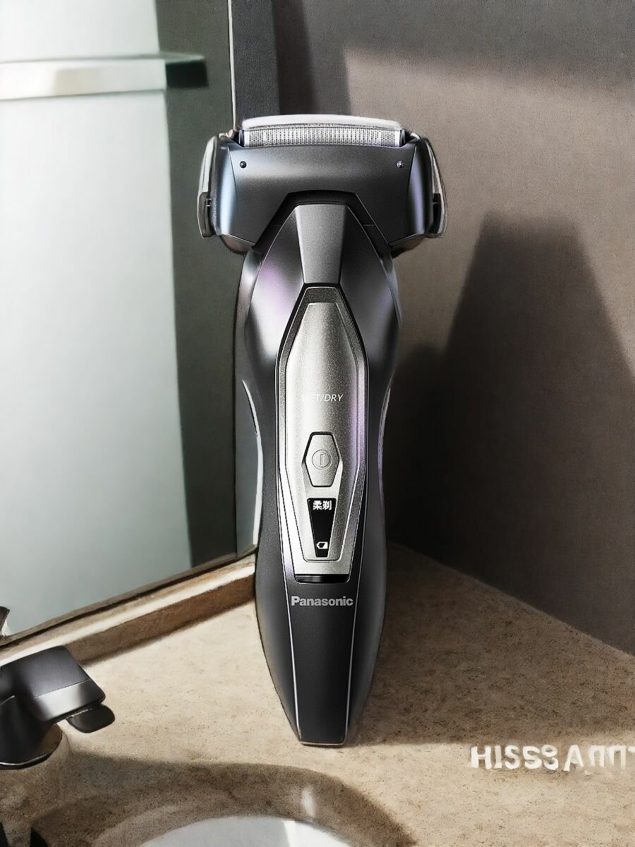 Panasonic Электробритва Panasonic ERT4, черный матовый, серебристый