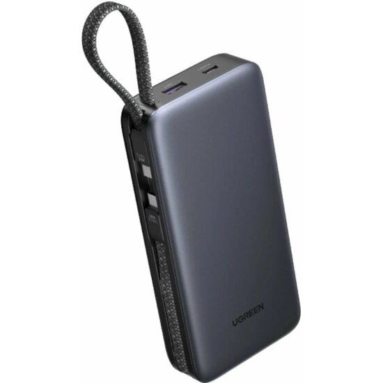 Внешний аккумулятор Ugreen PB528 30Вт 20000mAh, темно-серый(55985B)