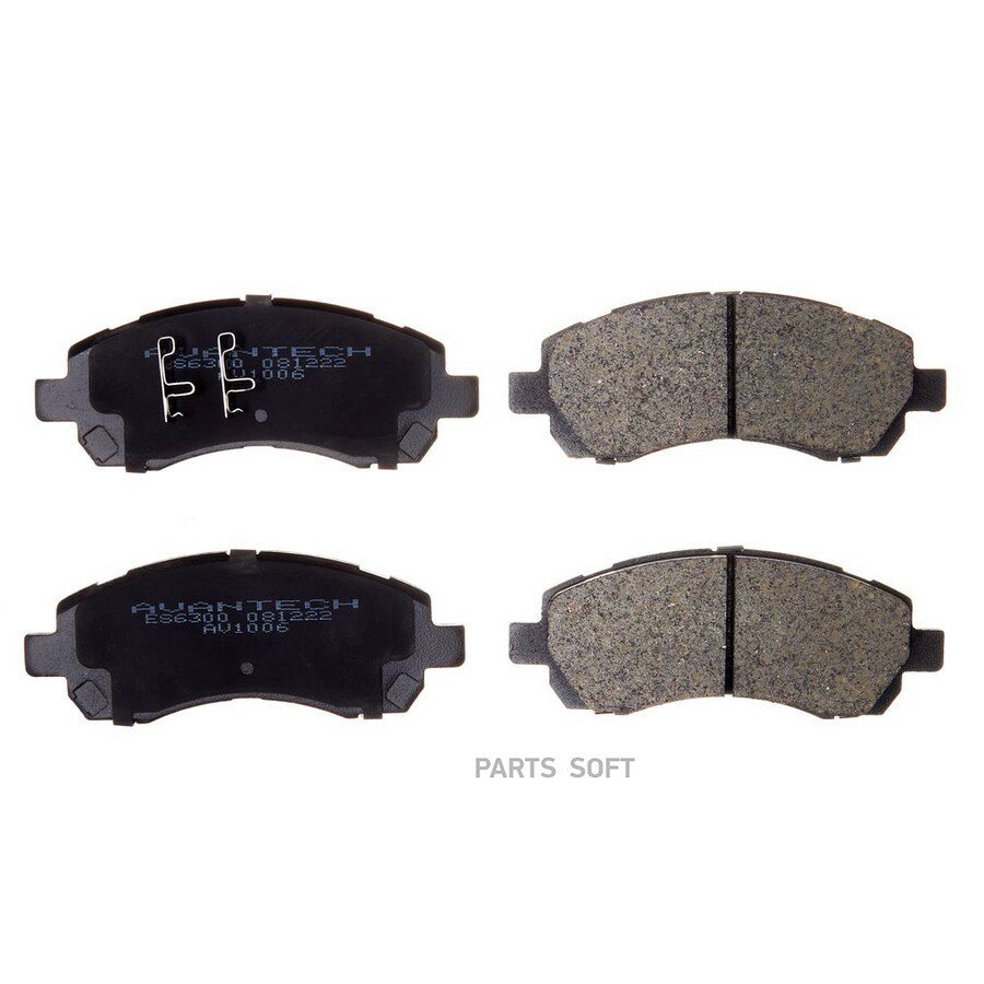 AVANTECH AV1006 Колодки тормозные дисковые Avantech передние AVANTECH AV1006