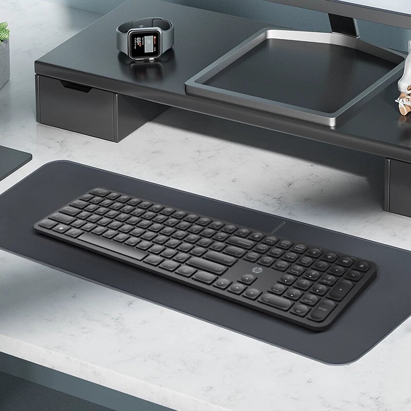 HP черная клавиатура с ножничным механизмом расширенная версия для офиса и домашнего использования