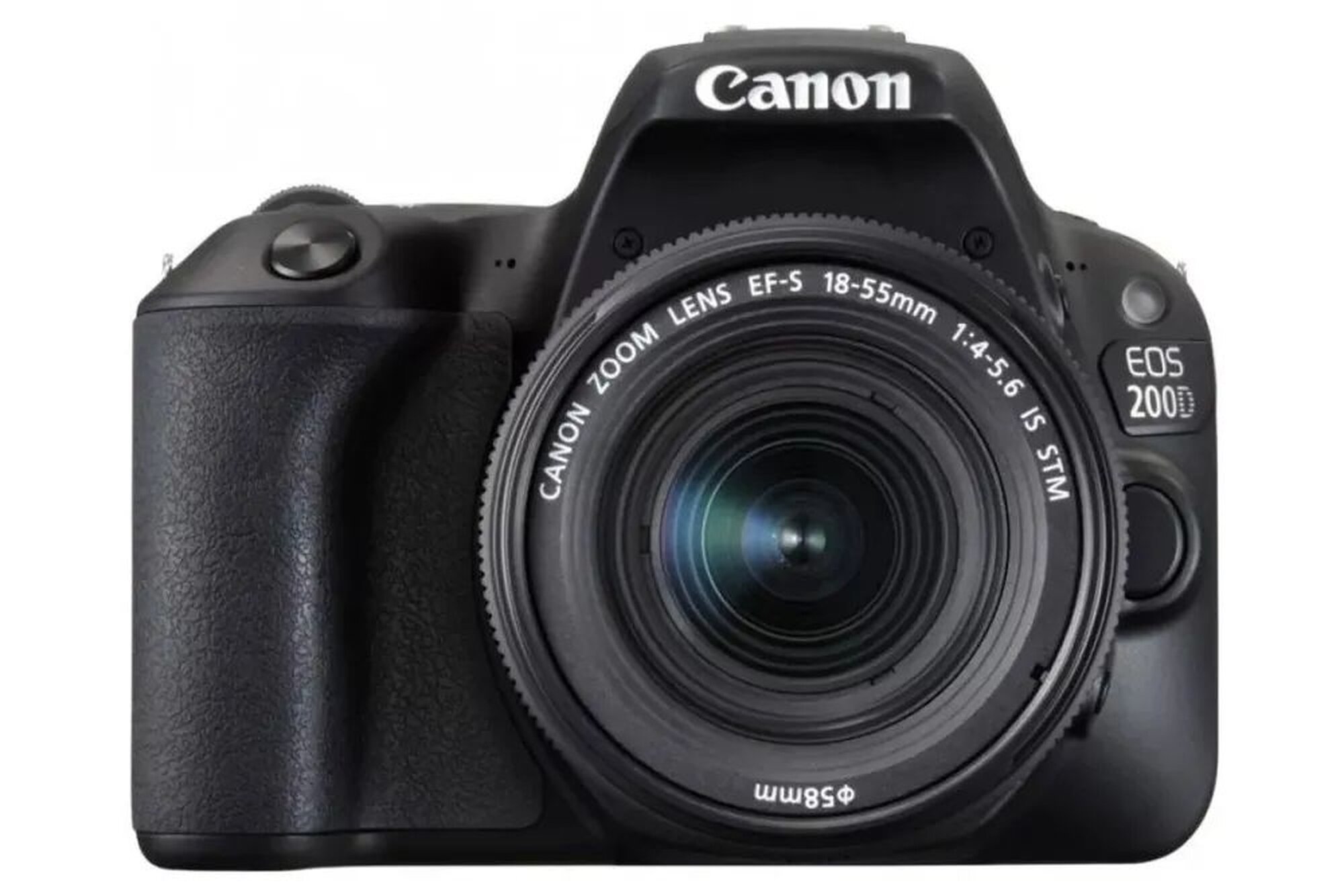 Фотоаппарат Canon EOS 200D, с объективом Canon EF-S 18-55mm, черный