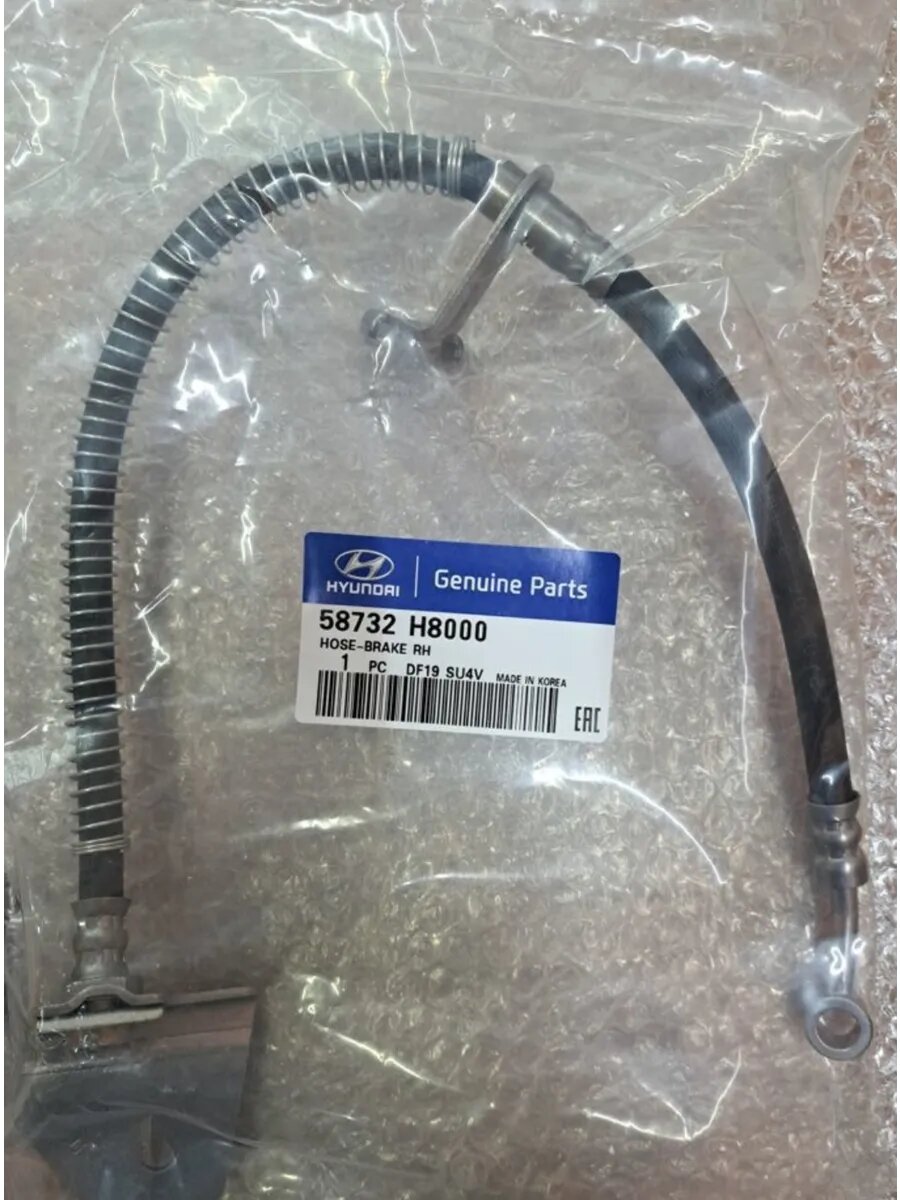 Шланг тормозной передний правый Солярис с 2017, Рио с 2017