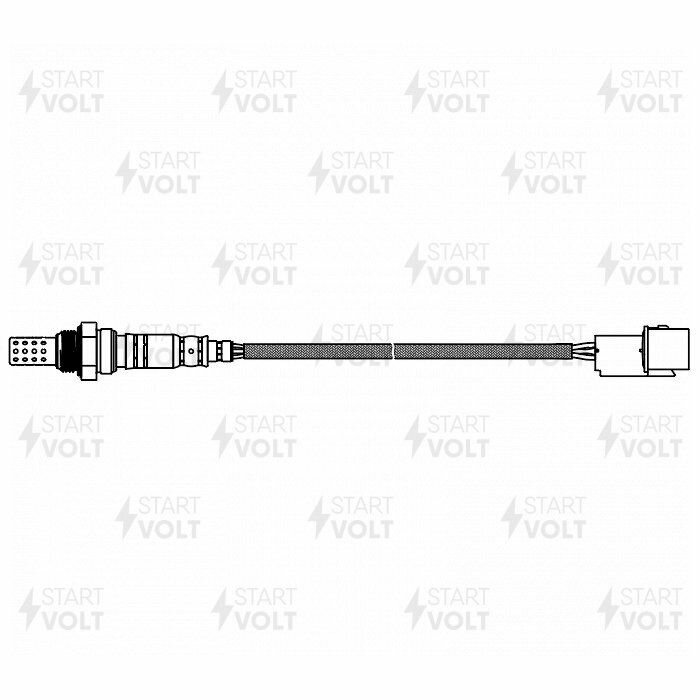 STARTVOLT датчик кислорода MITSUBISHI OUTLANDER XL (06-) 3.0I после катализатора левый VSOS1112