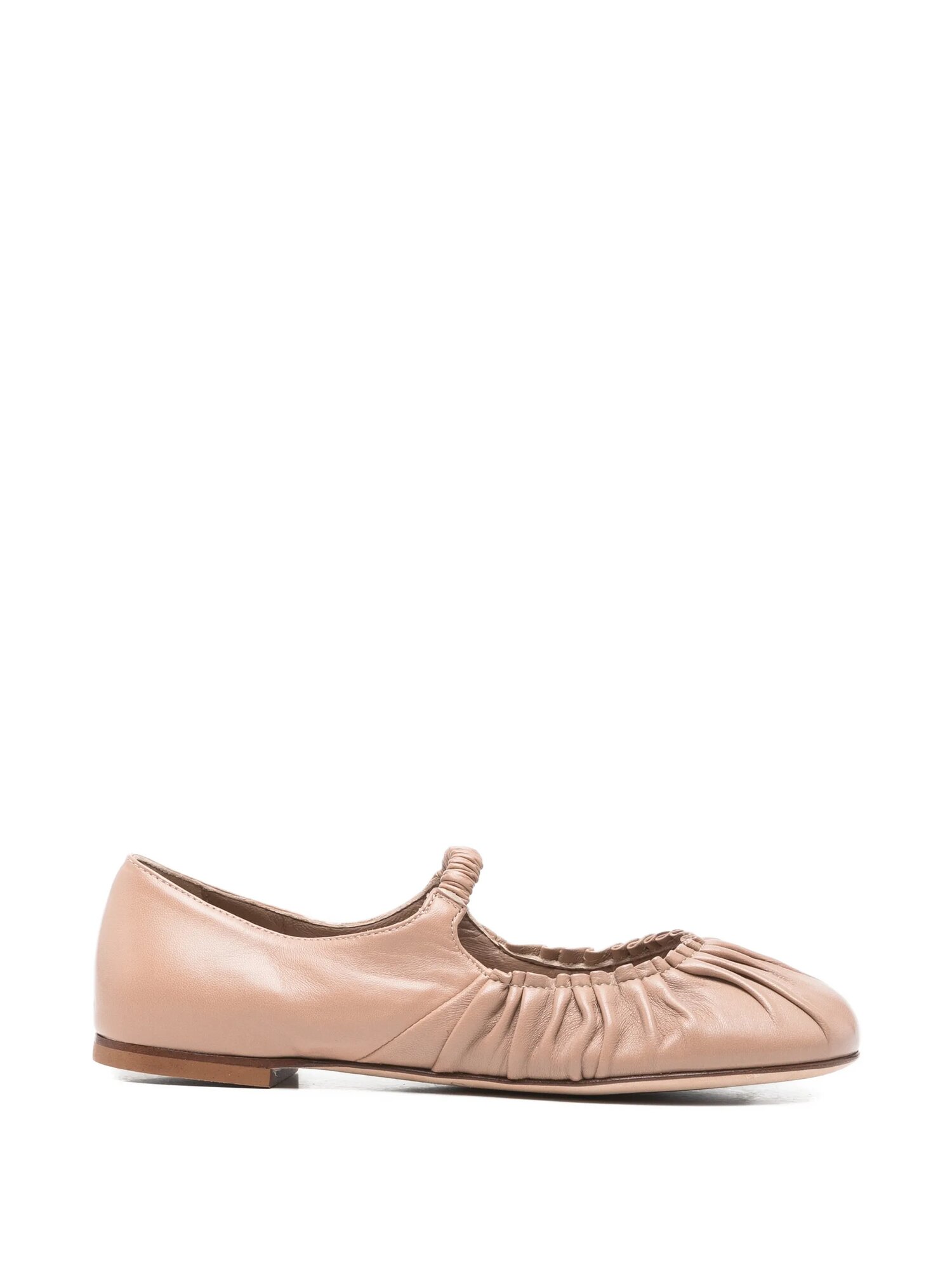 Балетки Ruched-strap ballet flats