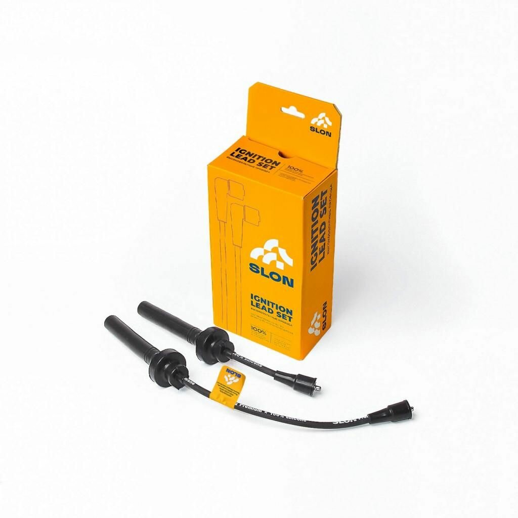 Провода высоковольтные SLON SLN.013 Colt, Space Star 1.3, 1.6 98->, Mitsubishi Lancer 2003-2007 c двигателями 4G13 4G18 13-16 OEM № MD365102