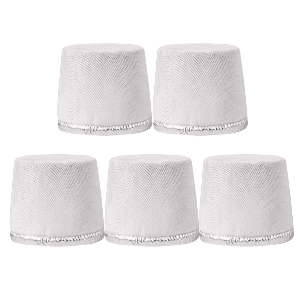 Набор из 5 бамбуковых деревянных пробок для бутылок, пробковых крышек для домашней тепловой посуды