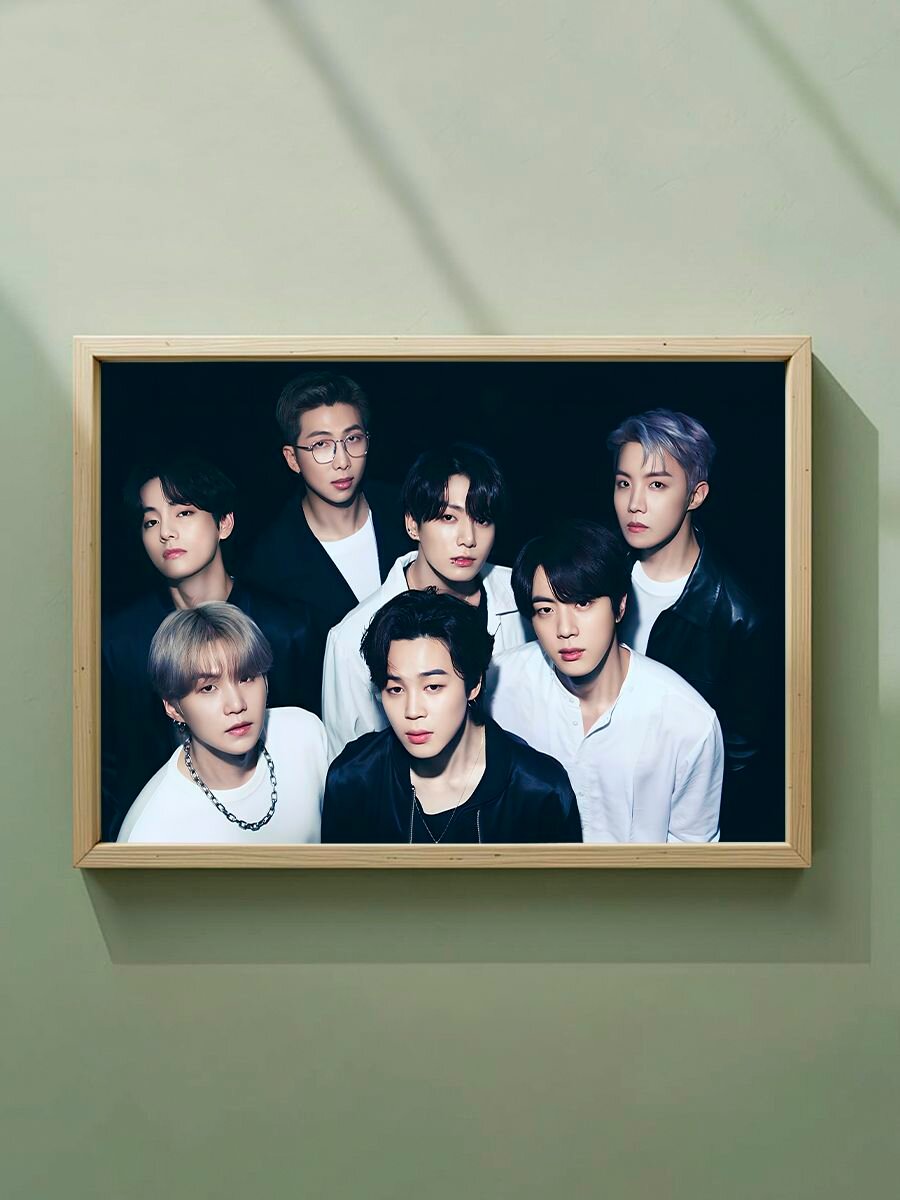 Постер, плакат на стену BTS K-Pop (А3)