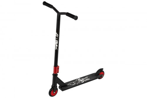 Самокат трюковый Ecos SS-83 чёрно-красный дизайн