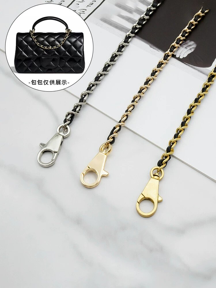 Цепочка для замены с металлической гравировкой на сумки Chanel, персонализируйте аксессуар