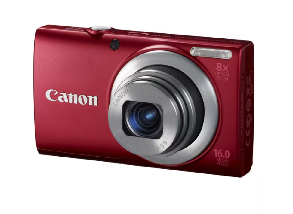 Фотоаппарат Canon PowerShot A4000 IS, красный