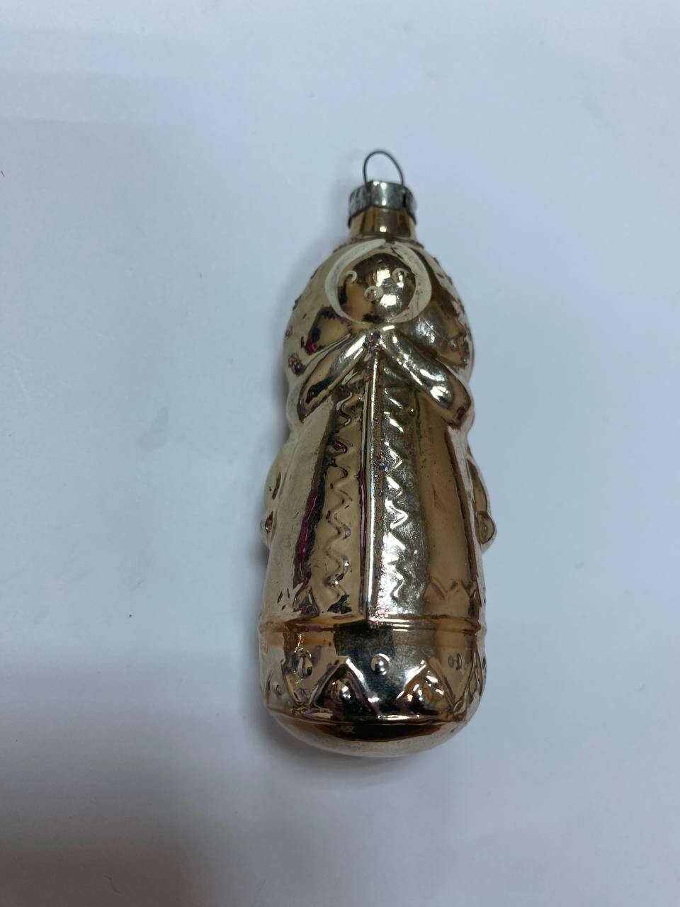 Елочная игрушка Девочка в платочке