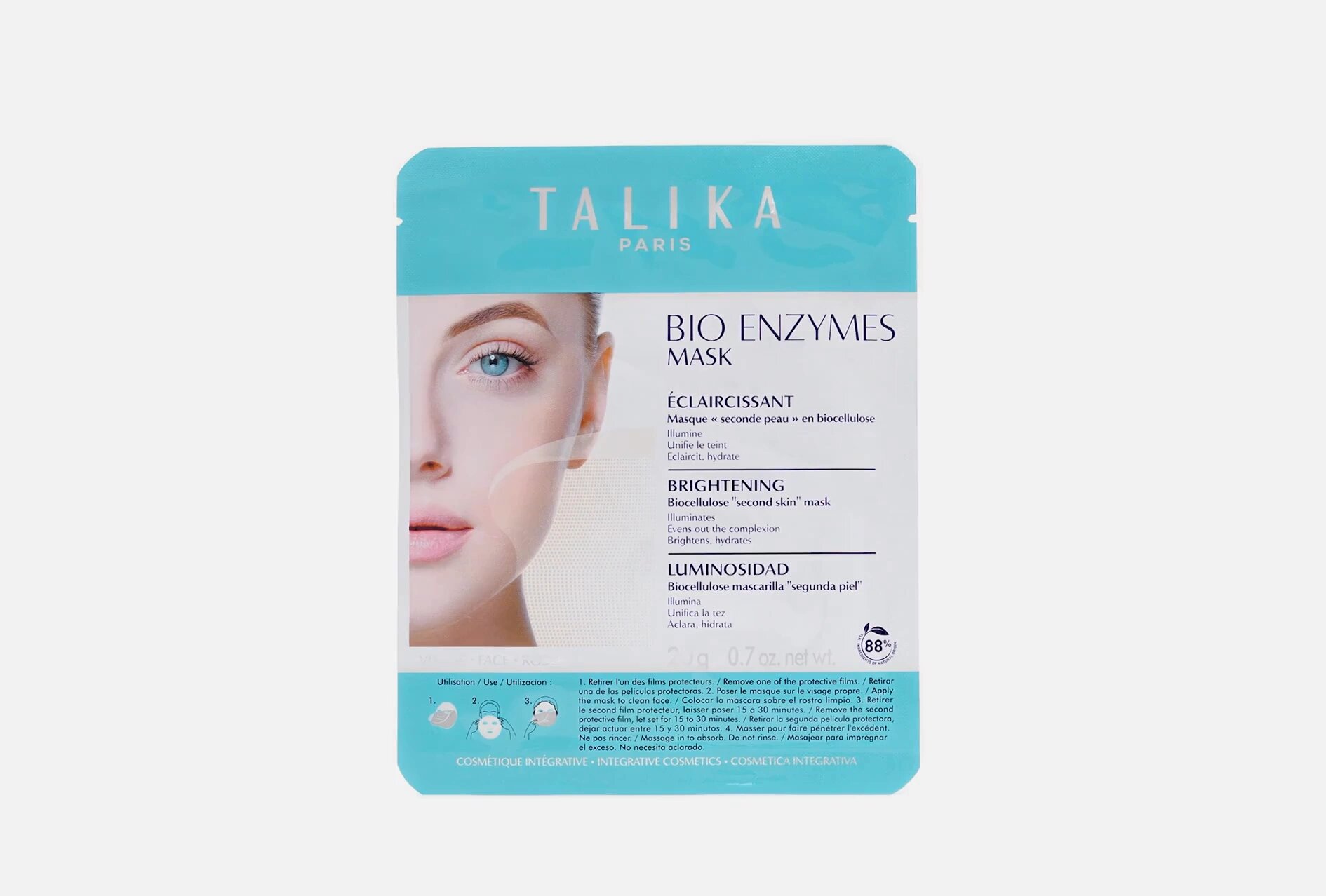 Маска Talika BIO ENZYMES Brightening, для сияния и отбеливания кожи, Франция