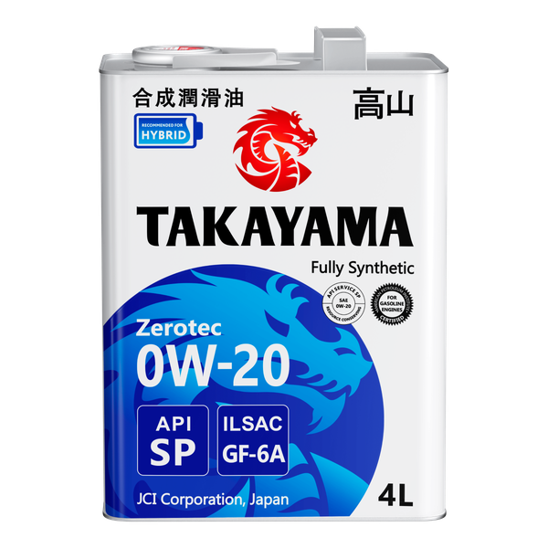 Масло моторное Takayama 605141, синтетическое, 0W-20, API SP/ILSAC GF-6, 4 л
