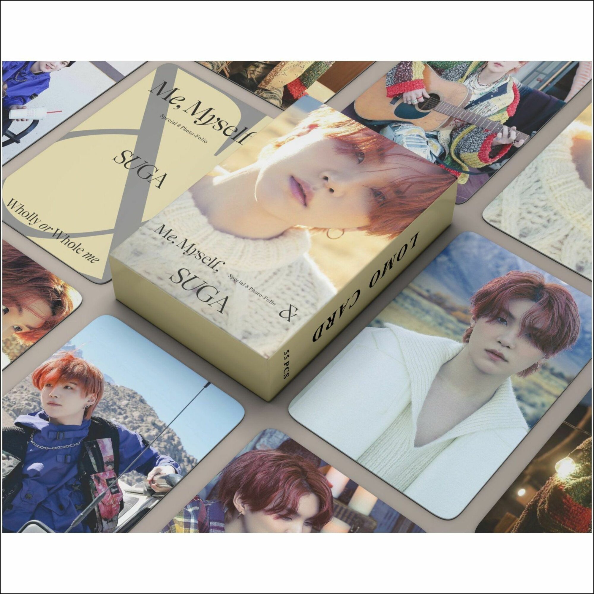 Эксклюзивная фотокарточка SUGA из BTS, модель Agust DDay