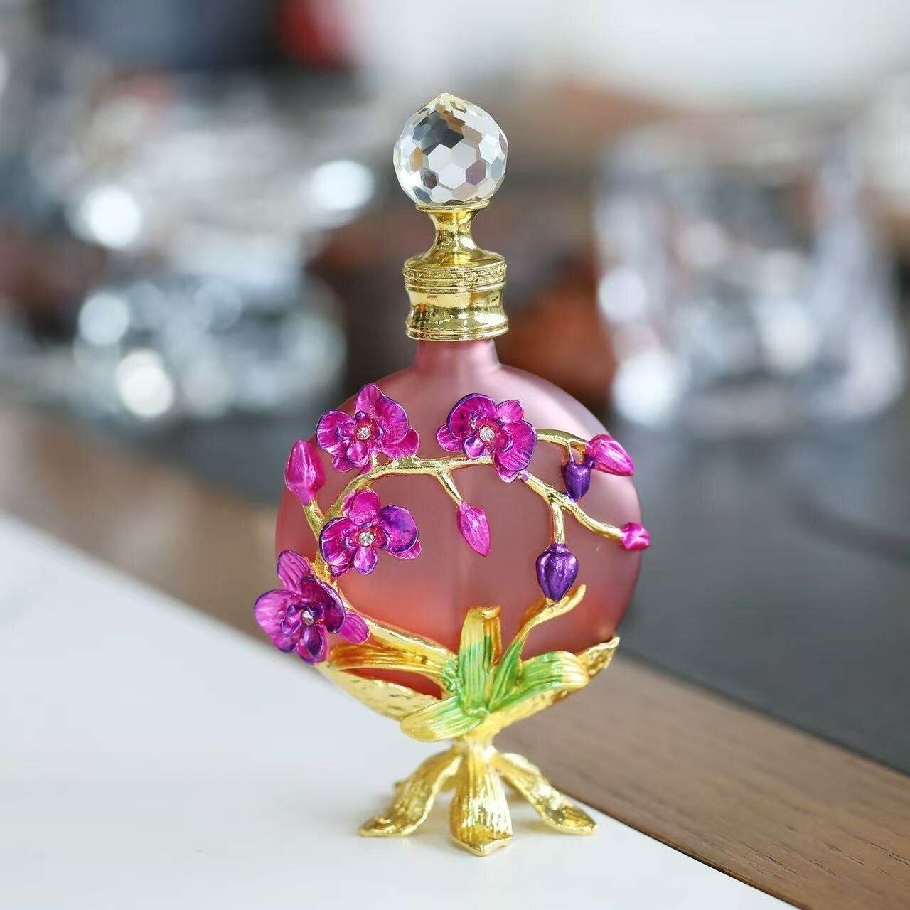 Ретро-флакон духов, 30 мл, флакон с эфирным маслом gem (без духов)