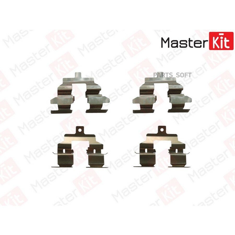 77AA413 MASTERKIT Компл. установ. торм. колодок Qashqai +2 I(J10, JJ10), Tiida(C11, SC11) 04-14 MASTERKIT 77AA413 | цена за 1 шт