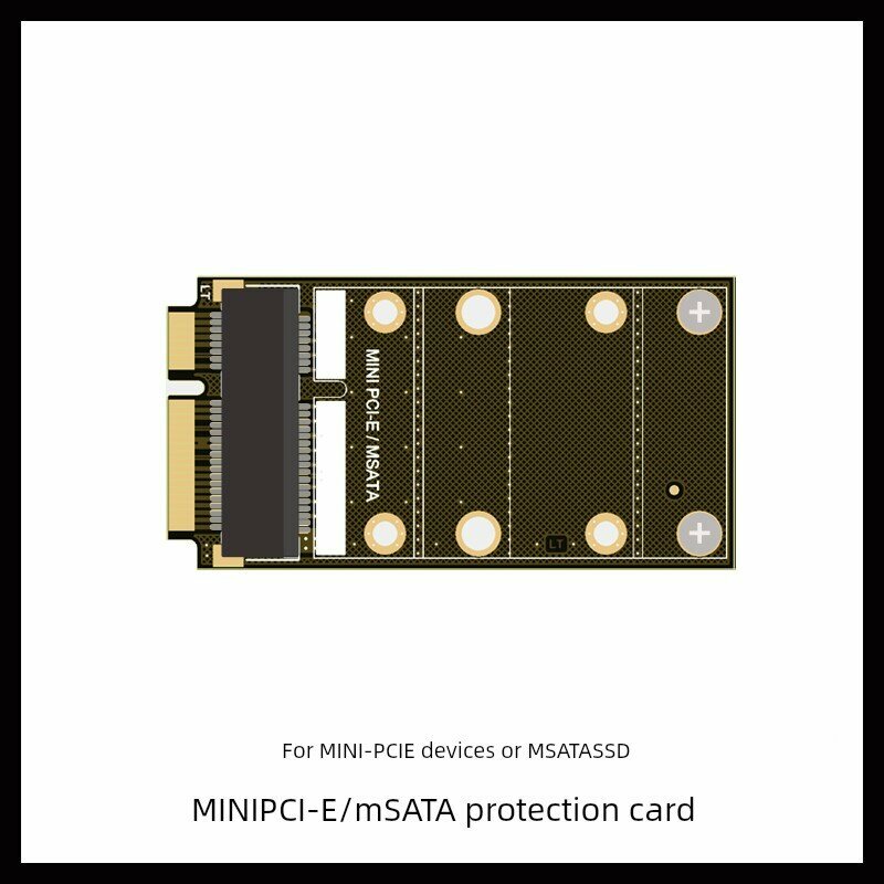 MSATA Mini PCIe SSD адаптер пластина для M.2 NVMe расширения, защитный чехол