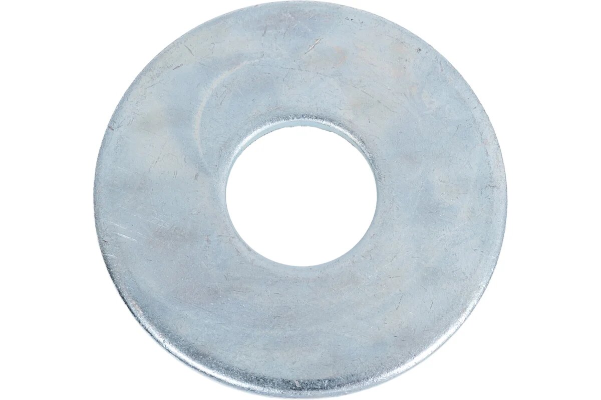 Шайба BISKREP DIN 9021 М18 цинк стальная толщина 4 мм внутренний диаметр 20 мм внешний диаметр 56 мм