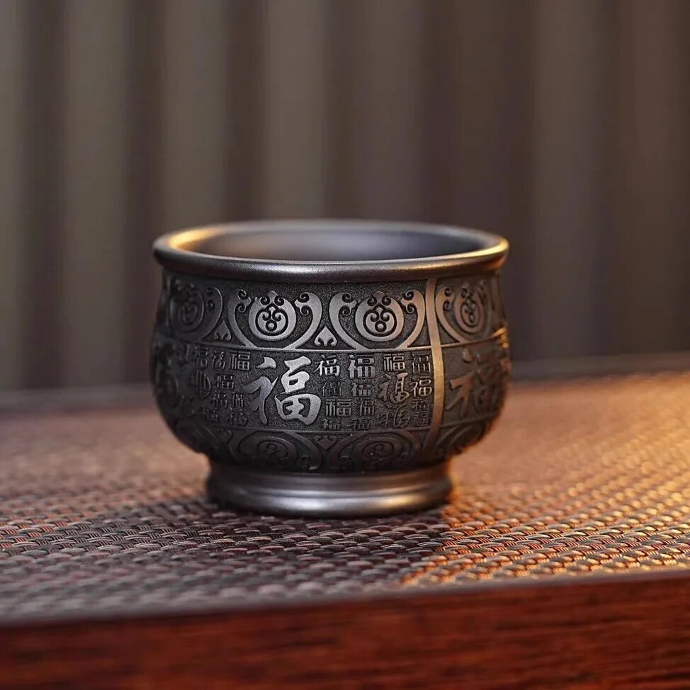 Zhouyao Фиолетовая глиняная чашка для чая 150 мл B- About 150ml