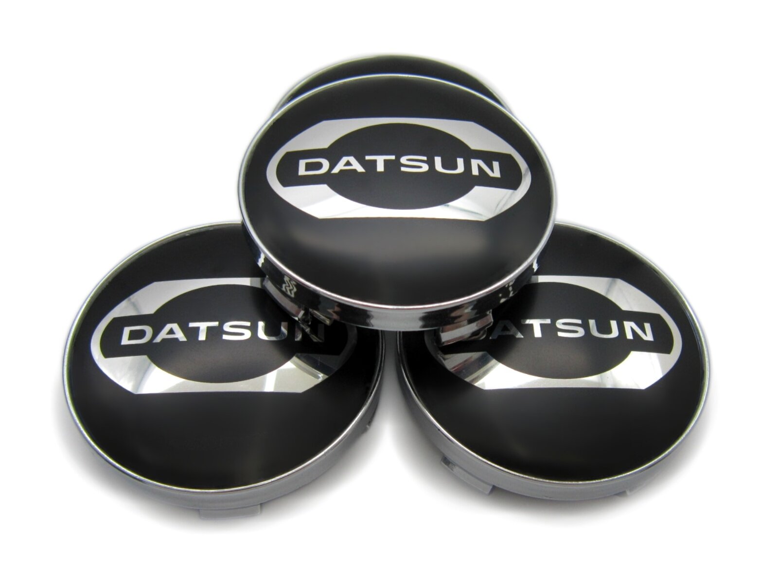 Колпачки, заглушки на литые диски Datsun 60/56 мм, комплект 4 шт.