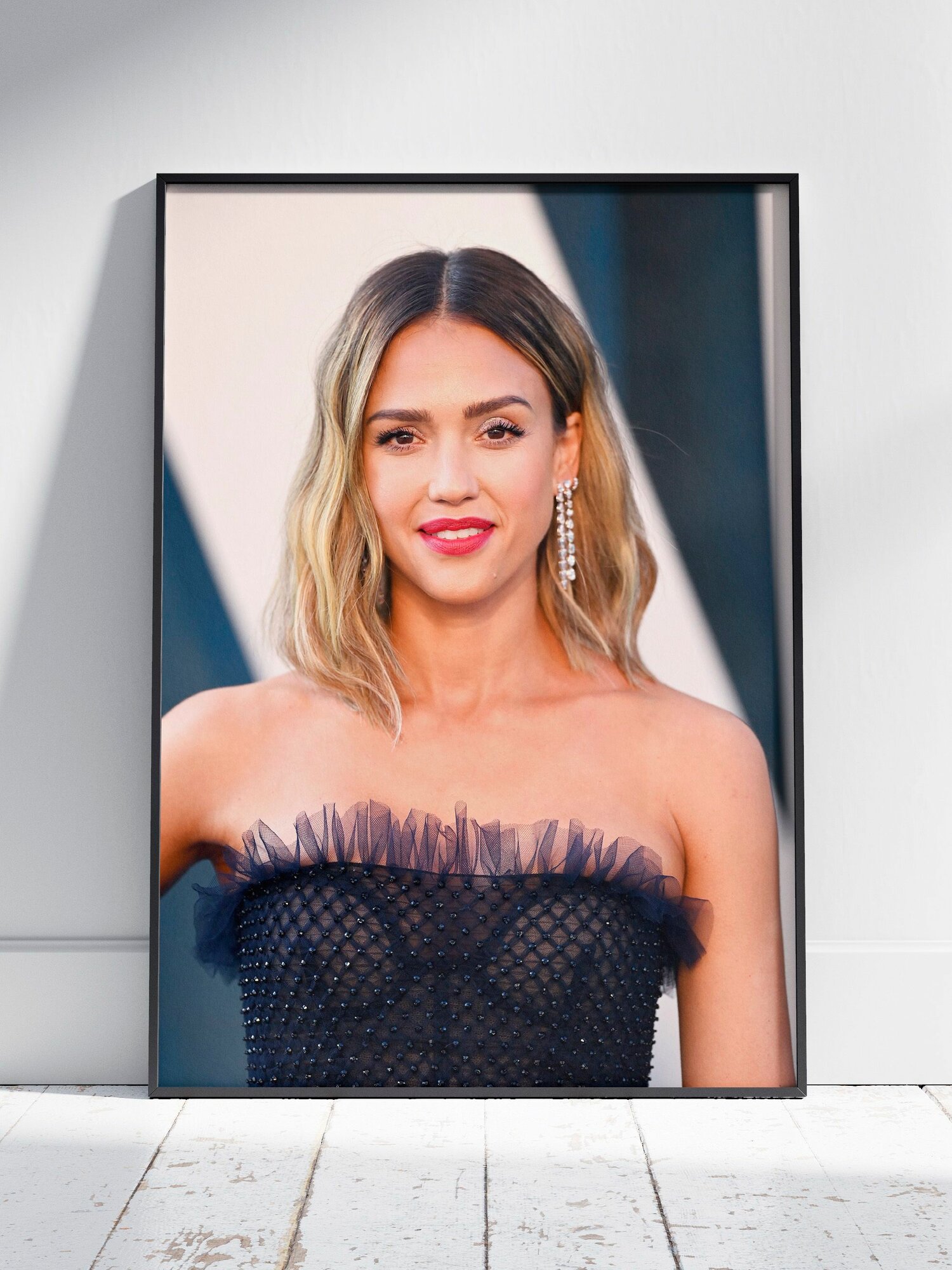 Плакат на стену для интерьера Джессика Альба (Jessica Alba 8) - Постер по актеру фильма, кино, сериала формата A4 (21x30 см)