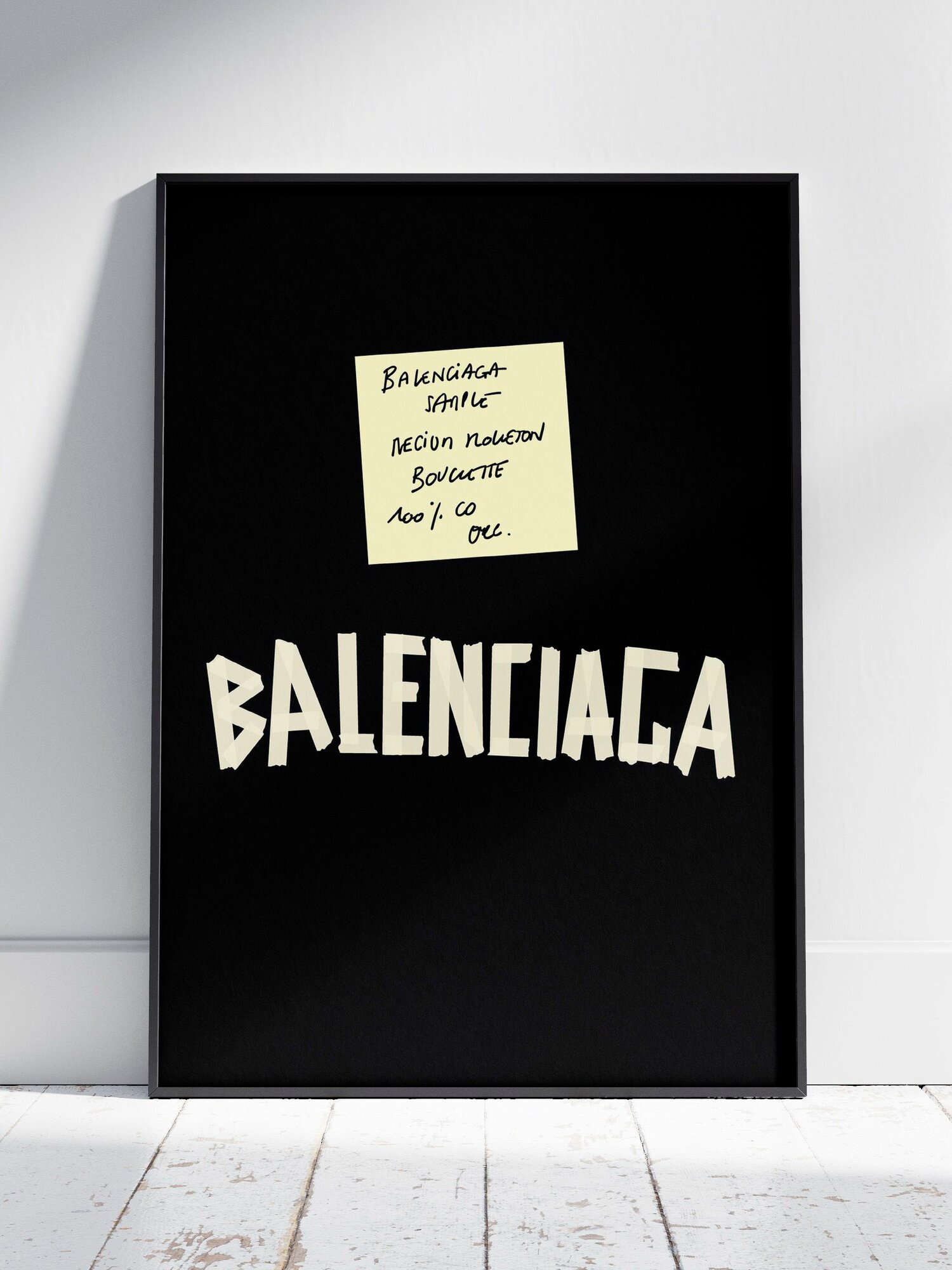 Плакат на стену для интерьера Баленсиага (Balenciaga 8) - Постер по модели, бренду и моде формата A4 (21x30 см)