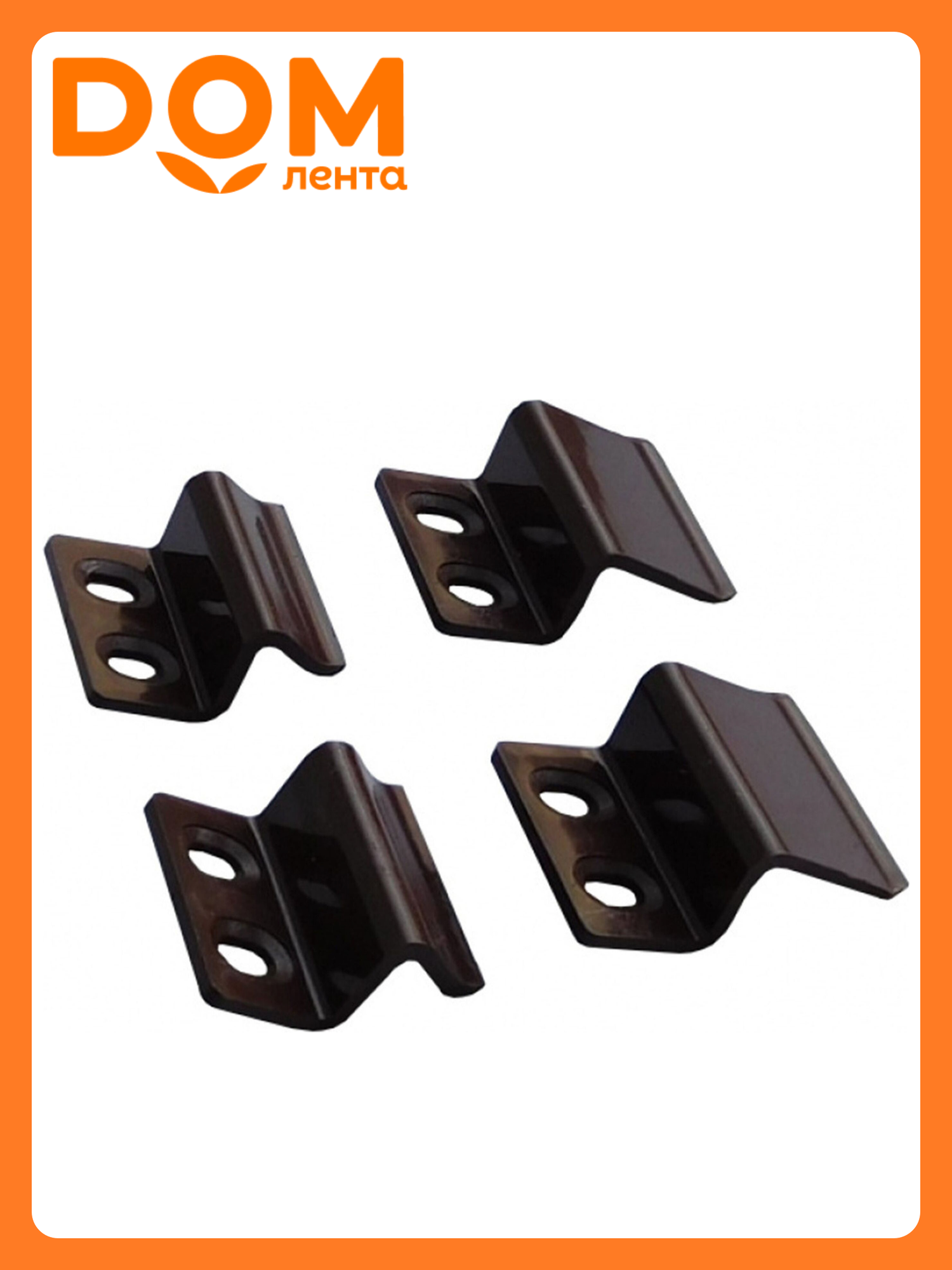 Крепление для москитной сетки Tech-Krep стальные коричневые 4 шт