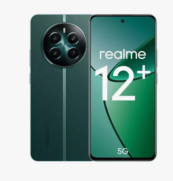 Смартфон Realme 12+ 12/256, тёмно-зелёный, Б/У уценка