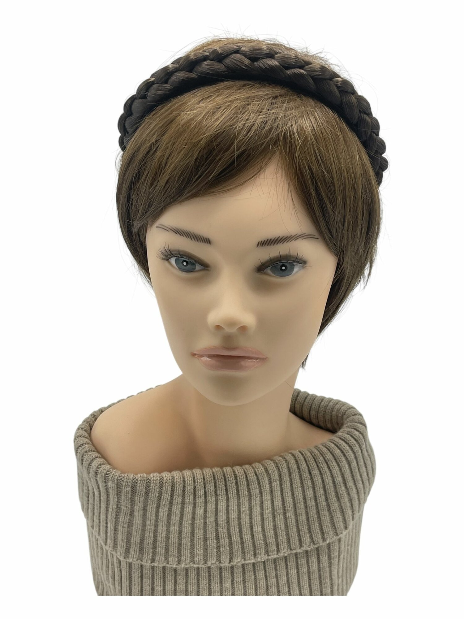 Best Wigs Шиньон ободок косичка узкий