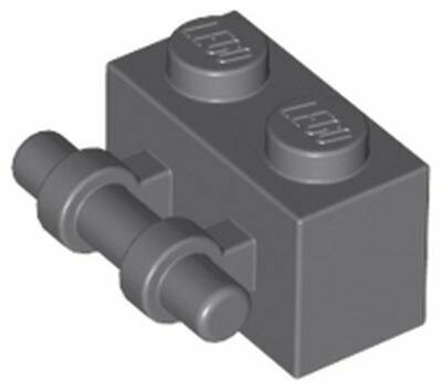 Деталь Lego 30236 Brick, Modified 1 x 2 with Bar Handle on Side