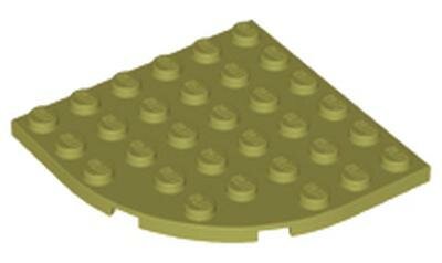 Деталь Lego 6003 Plate, Round Corner 6 x 6