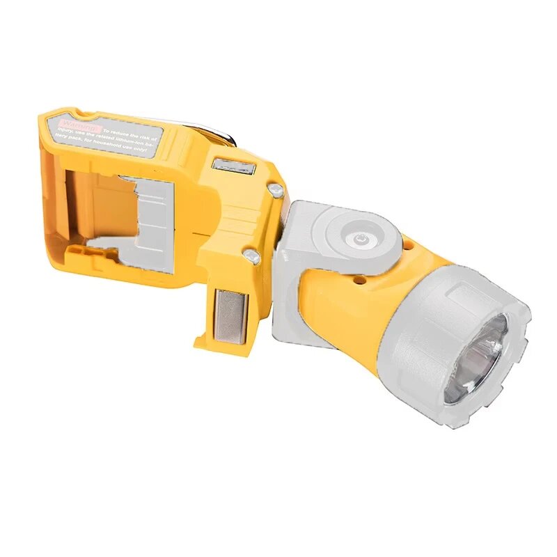 Портативный прожектор ZWINCKY желтый для аккумуляторов Dewalt DCB120