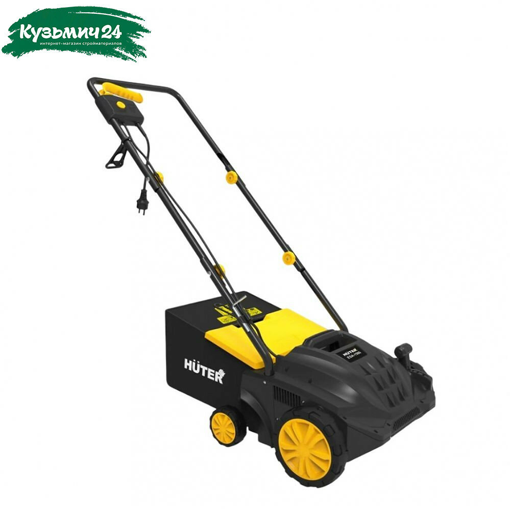 Скарификатор-аэратор электрический Huter ESA-1500, травосборник 35 л, 1500 Вт