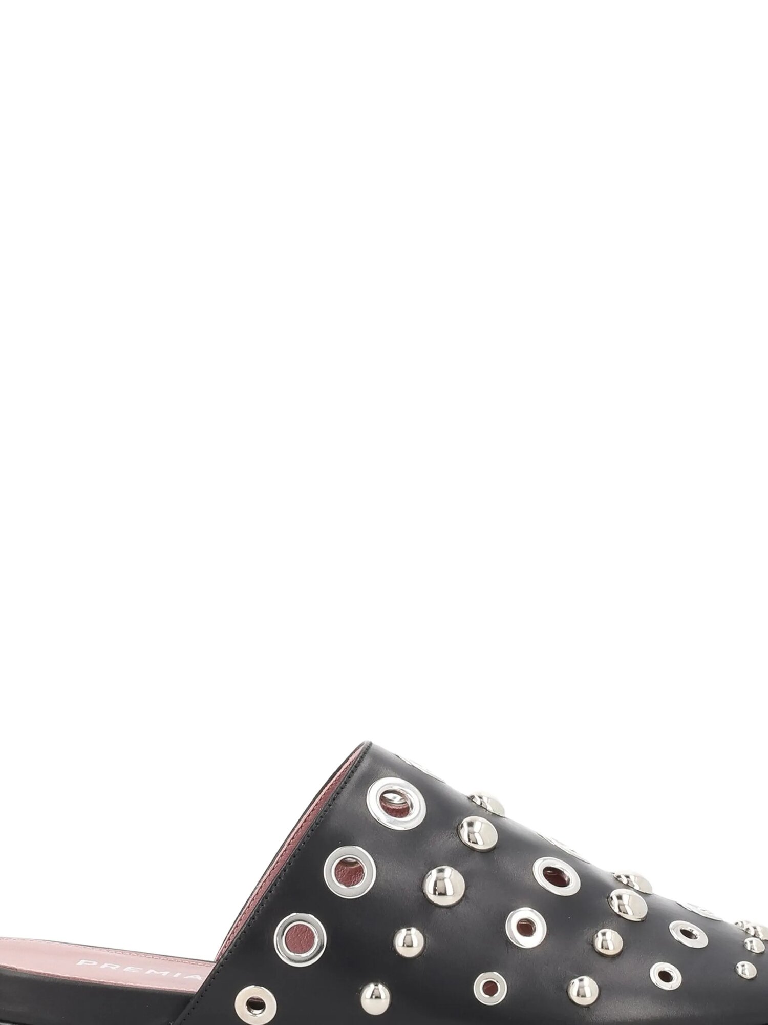 Мюли PREMIATA Eyelet-studded mules, размер 38,5 EU, black/black — фото 1