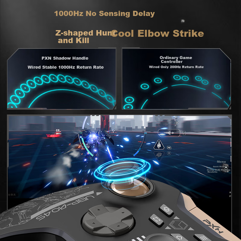 Беспроводной игровой контроллер PXN Chengying Collaboration для PC Steam Bluetooth Switch 2 Pro Nintendo NS TV Двойная