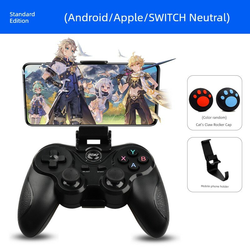 Беспроводной Bluetooth-контроллер для телевизора TCL Rui Niao, ПК, Android, iOS — стандартная версия темно-черная