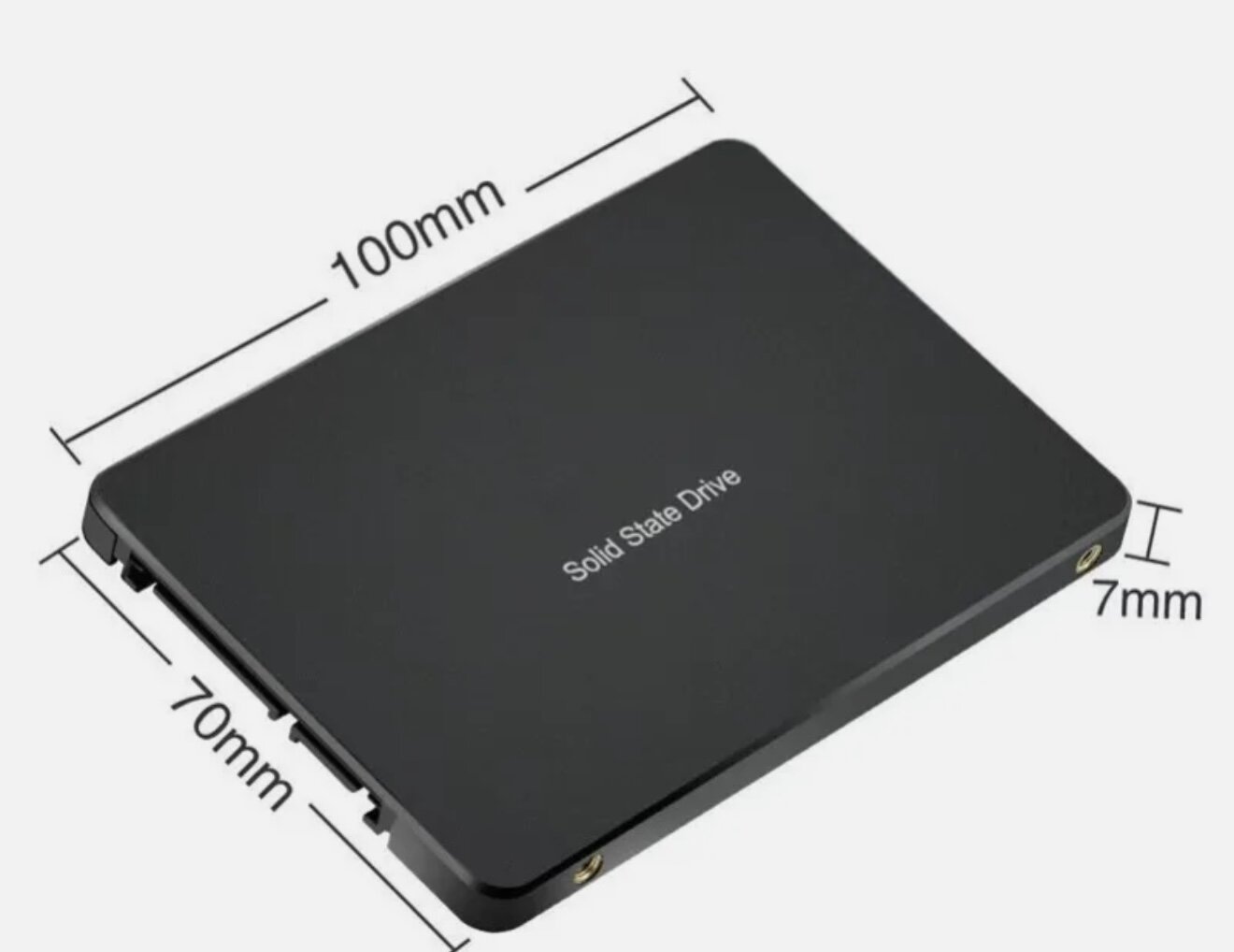 SSD-накопитель 870 EVO MZ-77E2T0BW, 2 TB, SATA 6 Gb/s, форм-фактор 2,5", черный