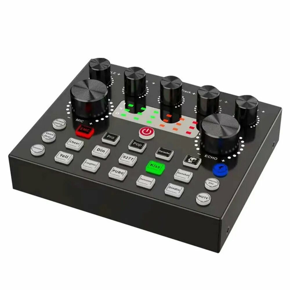 V8S Live Sound Card Регулировка тональности Изменение звука Интеллектуальное уклонение