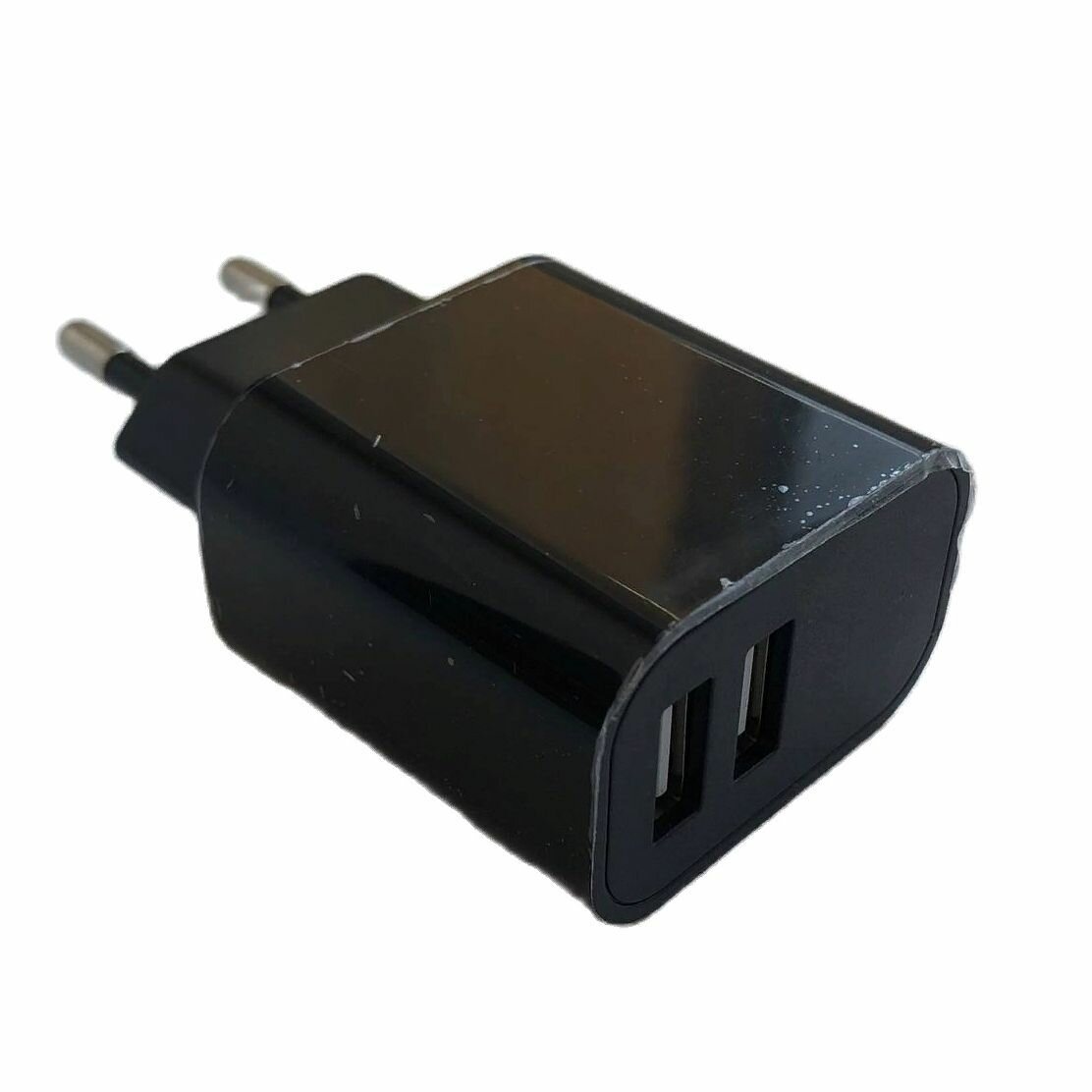 1 шт Зарядное устройство сетевое / блок питания 2 USB 2.4 А мощный