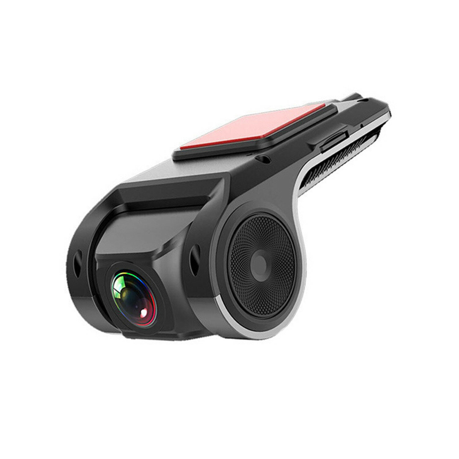 USB Car DVR Camera Video Recorder, Loop Recording ADAS Drive Assistance Video Recorder, Night Vision Full HD Dash Camera Car Driving Recorder, серебристый + черный, 10x6cm, 300W, AVI MP4, Lingtong 1235F, USB interface, 5V, 120A, без TF карты/32G, 4