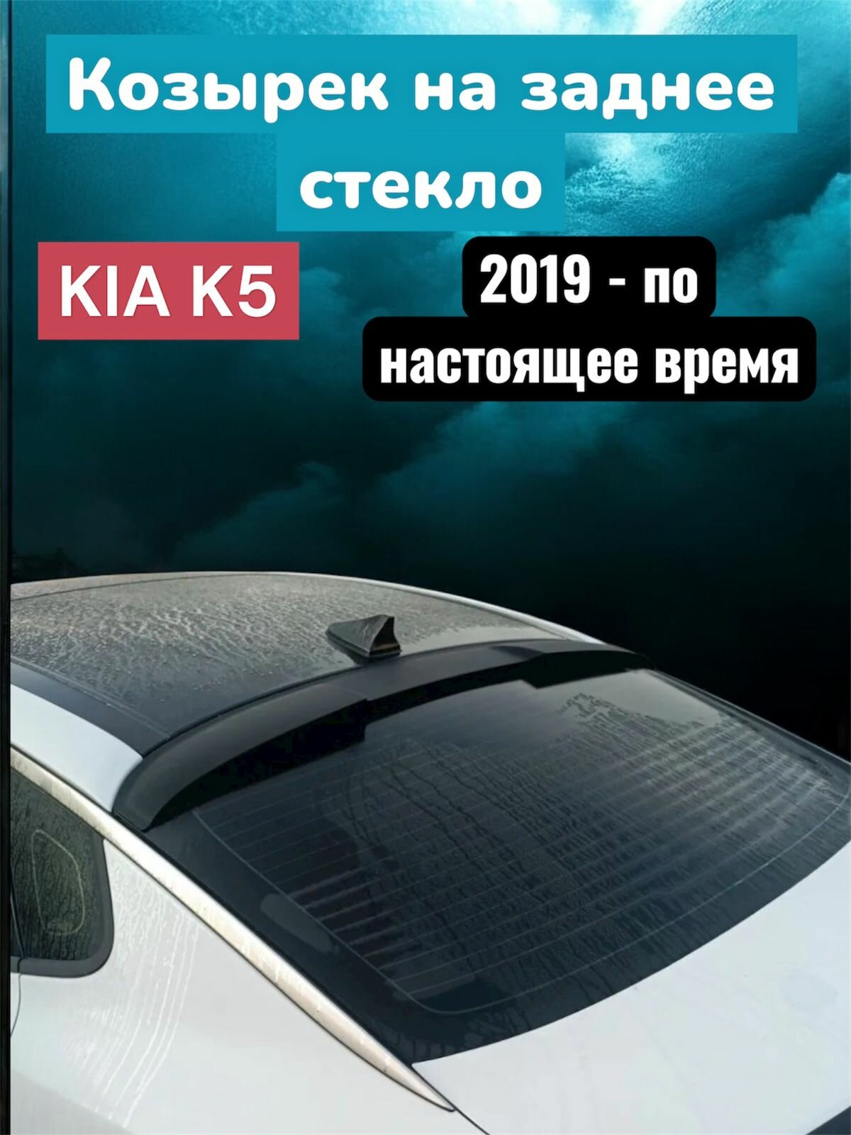 Козырек на заднее стекло КИА К5 / спойлер KIA K5