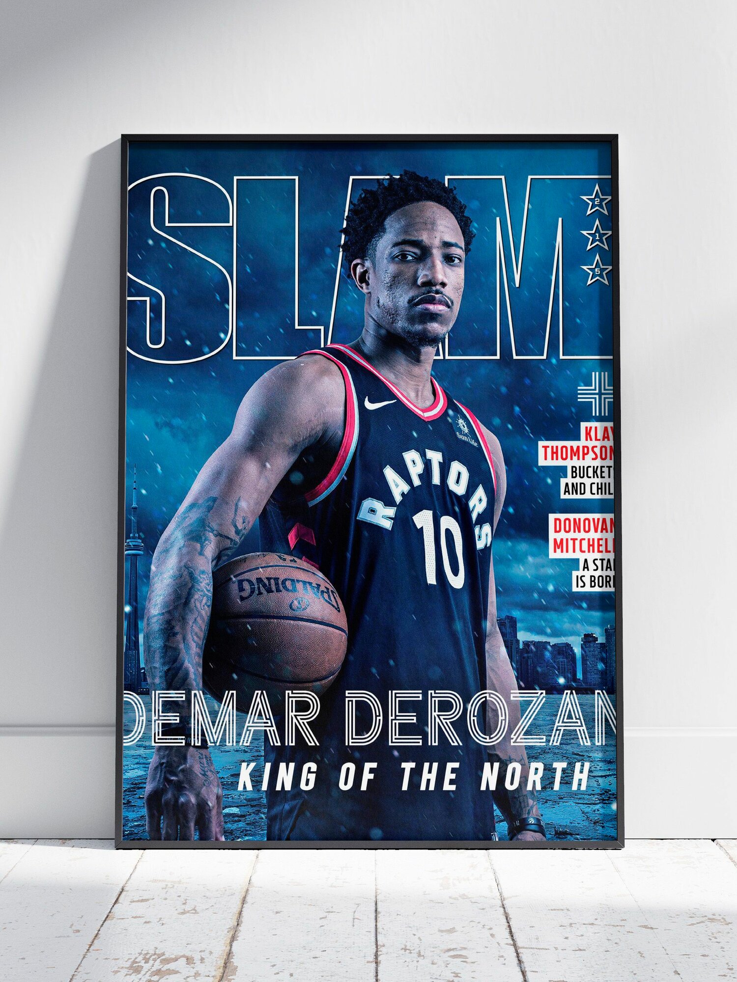 Плакат на стену для интерьера Легенды Баскетбола (Демар Дерозан - DeMar DeRozan 3) - Постер по спорту и физической активности формата A4 (21x30 см)